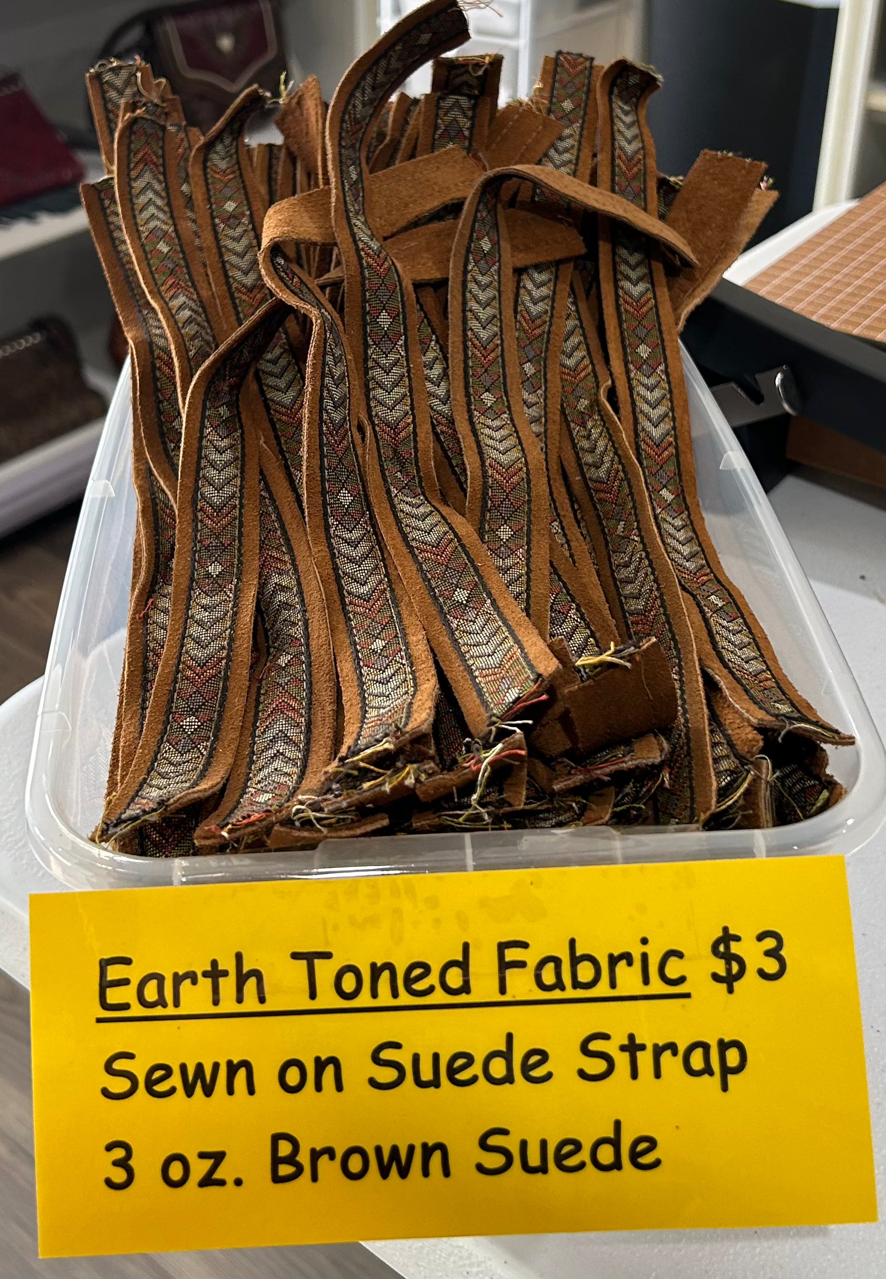 Earth Tone Fabric with Suede Backing Pack of 5 – American Leatherworks